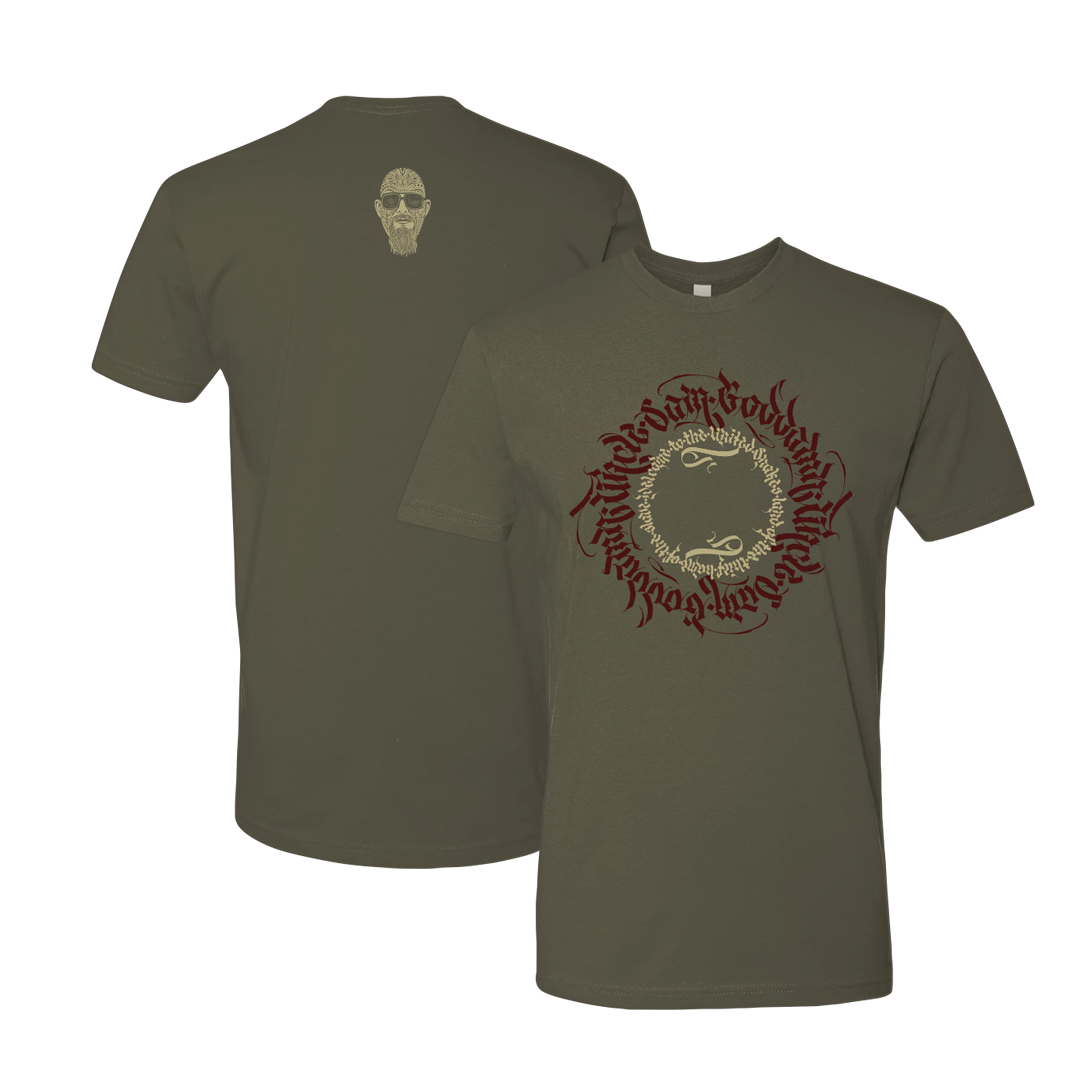 "Uncle Sam" Olive Scripted Tee – Travelers Media